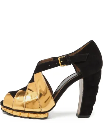 Marni sandales 115 mm - Noir