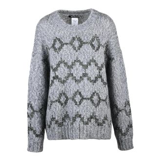 Pennyblack Femme, Pulls, Gris, Taille: 42 FR Pull en maille orn&eacute; de strass