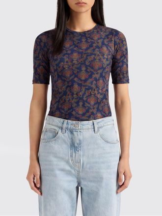 Momoni T-Shirt Femme couleur Bleu