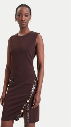 Fracomina Coctailkleid FR26WD1004W68601 Braun Regular Fit