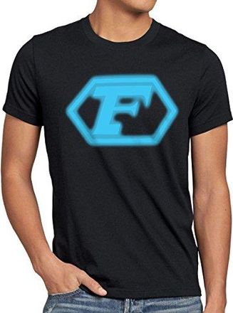 style3 Future Flam T-Shirt Homme Anime, Taille:3XL;Couleur:Noir