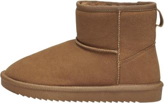 Only Damen ONLFEODORA TEDDY LINED Boot Stiefelette, Brownie, 36 EU