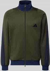 adidas Sweatjacke mit Rei&szlig;verschlusstaschen