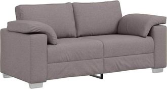 vidaXL Vidaxl - Canap&eacute; avec coussin Taupe 180 x 77 x 82 cm tissu