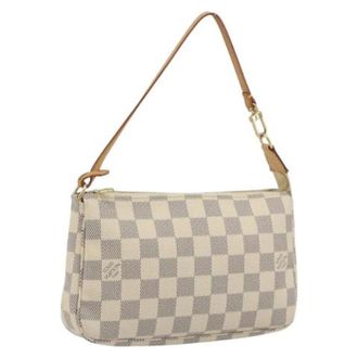 Louis Vuitton Pre-owned Toile sacs-louis-vuitton - Femme - Pre-owned - Blanc - Taille: ONE Size