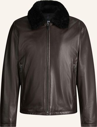 Strellson Lederjacke braun