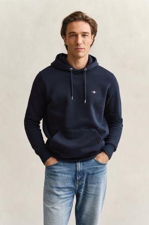 GANT Herren Shield Hoodie (XXXL) EVENING Blau