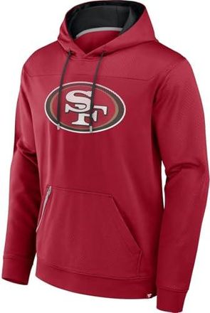Fanatics San Francisco 49ers Defender Dotted NFL Hoody Rouge