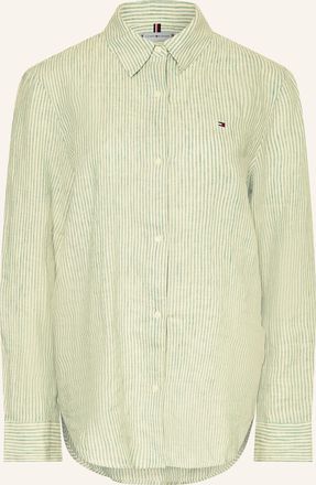 Tommy Hilfiger Hemdbluse Aus Leinen gruen