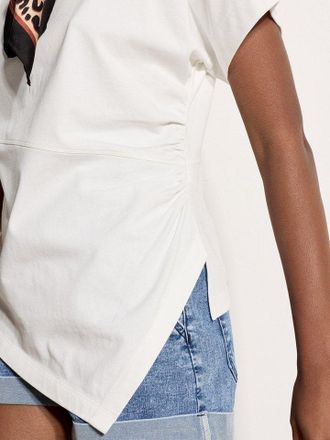 Apricot T-Shirt Jersey-T-Shirt mit asymmetrischem Saum