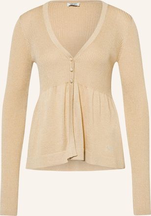 Liu Jo Liu Jo Strickjacke Mit Glitzergarn beige