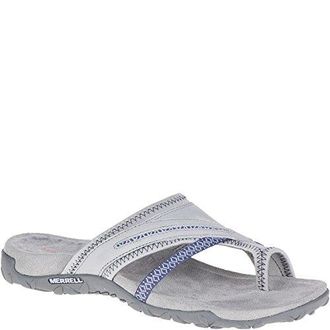 Merrell Femme Poste terranienne II Sandales Sportives, Gris, 38.5 EU