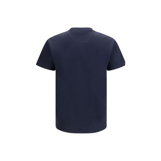 Fendi Mens Blue Cotton T-Shirt