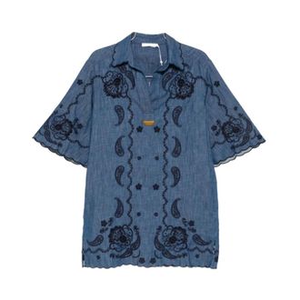 Zimmermann Damen, Kleider, Blau, SGr&ouml;&szlig;e