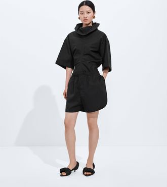 Bottega Veneta Short en serg&eacute; de laine l&eacute;ger - Noir - Femme - 36