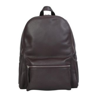 Orciani Micron Lederrucksack - - Bags - Herren - Braun - ONE SIZE