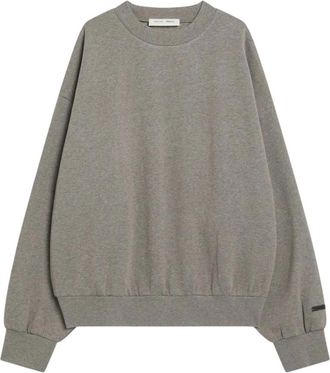 Fear of God Homme, Sweatshirts et sweats &agrave; capuche, Gris, Taille: L Felpa Girocollo