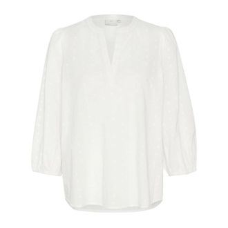 Kaffe Kajollia Bluse - - Blouses & Shirts - Damen - Wei&szlig; - 3XL