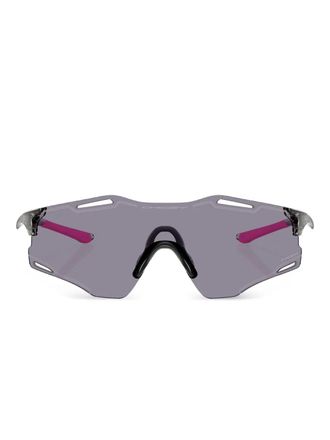 Oakley Cyber Zero Sonnenbrille mit Shield-Gestell - Grau