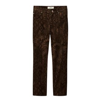 BA&SH Slim Fit Denim Jeans - - Jeans - Damen - Braun - S