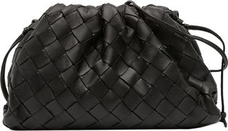 Bottega Veneta Hobo Bags - Nappa Intrecciato The Mini Pouch Crossbody - Gr. unisize - in Schwarz - f&uuml;r Damen