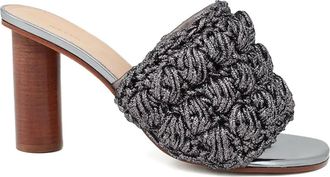 J.W.Anderson sandales à détails métallisés - Gris