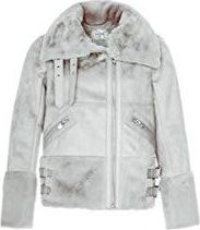 Salsa Veste en fourrure avec loquets - Rose - Medium