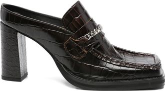 Martine Rose Pumps mit eckiger Kappe 90mm - Braun