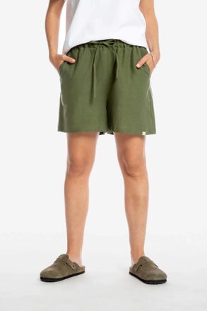 Matona Damen vegan Kurze Hose Einfach Olive
