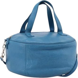 Balenciaga Sac &agrave; main vintage Pre-owned - Femme - Pre-owned - Bleu - Taille: ONE Size