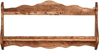 Biscottini International Wandregal aus Holz 84,5 x 11 x 43,5 cm | Küchenregal für die Wand, natürliches Finish | Wandregal Made in Italy