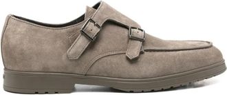 Doucal's Homme, Chaussures, Beige, Taille: 45 EU Mocassins &agrave; Double Boucle en Vison