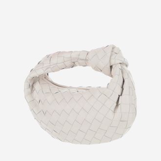 Bottega Veneta Womens Mini Bag Jodie White Lambskin Handbags Hand