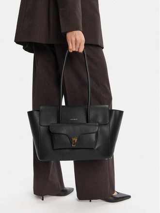 Coccinelle Handtasche T8A Coccinelle Double Beat E1 T8A 11 02 01 Schwarz