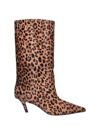 Amina Muaddi Kn&ouml;chelstiefel Fiona 60 Amina Muaddi Aus Mehrfarbigem P