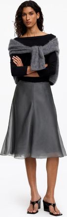 Arket Rock Aus Seidenorganza -Grau