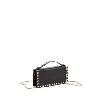 Valentino Garavani Rockstud Shoulder Bag - Black