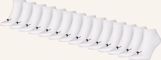 Puma Socken Sneaker Plain 12-Pack weiss