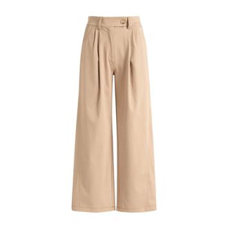 Max Mara Femme, Pantalons, Beige, Taille: 36 FR Wide Pantalons
