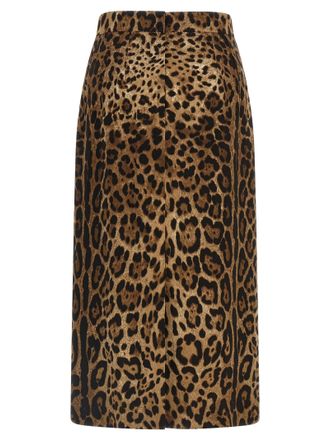 Dolce & Gabbana Leo Skirt - Brown