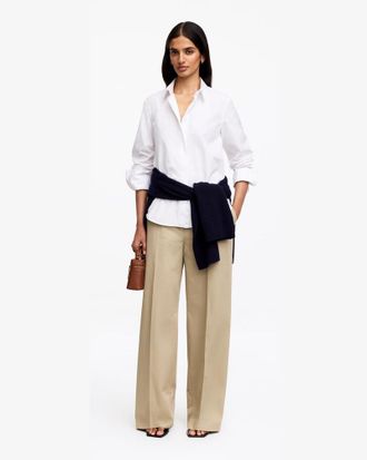 Arket Chinohose Mit Niedrigem Bund -Beige