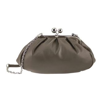Max Mara Femme, Sacs, Brun, Taille: ONE Size Sac en peau de mouton souple