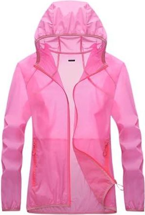 Generic Vestes pour femmes 2026 Veste de soleil l&eacute;g&egrave;re respirante et d&eacute;contract&eacute;e pour activit&eacute;s de plein air Protection d&eacute;t&eacute; Coupe-vent Couche fine, rose, XX