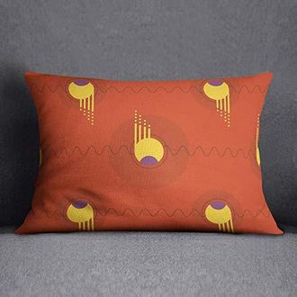 Questo Casa Dekorativer Kissenbezug, Kissenbezug, Heimdekoration, für Sofa, Café, Größe: 35 x 50 cm, entworfen und hergestellt in der Türkiye