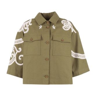 Max Mara Giacca Como - - Jackets - Damen - Gr&uuml;n - M