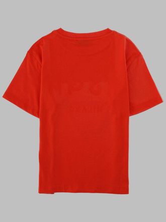 Msgm Jersey Cotton T-Shirt - Red