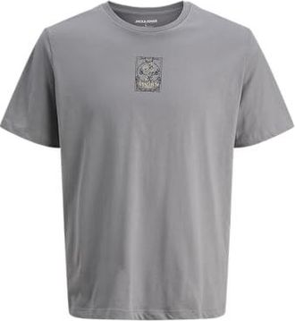 Jack & Jones Jjkento Tee SS Crew Neck, Ultimate Grey, L