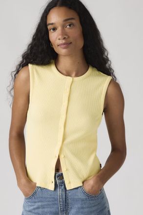 Levi's Rory Top mit Knopfleiste - Damen - Gelb / Gelb