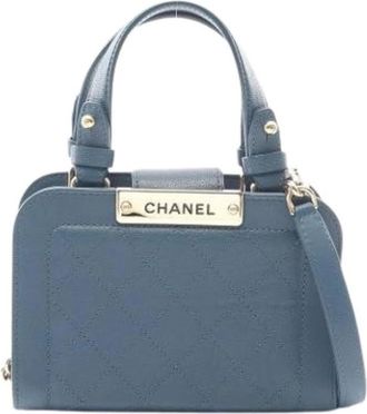 Chanel Pre-owned Matelasse Handbag - Femme - Pre-owned - Bleu - Taille: ONE Size