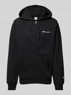 Champion Sweatjacke mit Label-Stitching